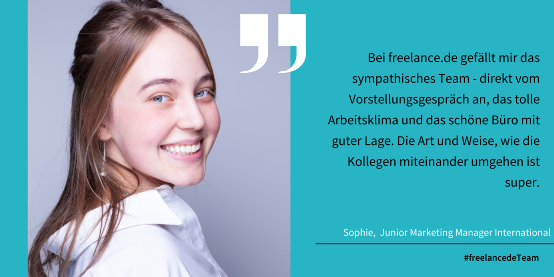 Sophie im Fokus: unsere Junior Marketing Managerin International erzählt Sophie im Fokus: unsere Junior Marketing Managerin International erzählt